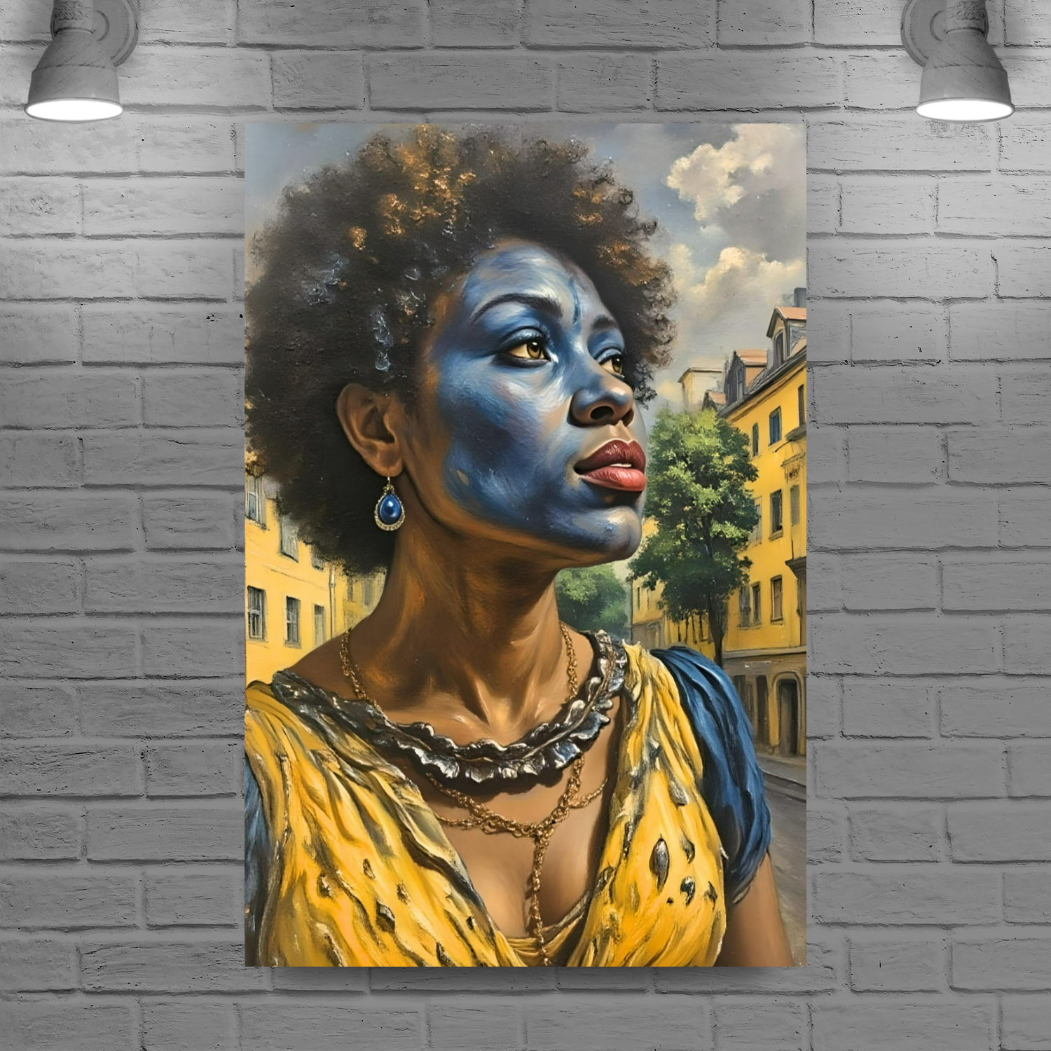 Giclée Mounted Wall Art Prints. Funky & Urban Portraits. – Picturesque ...
