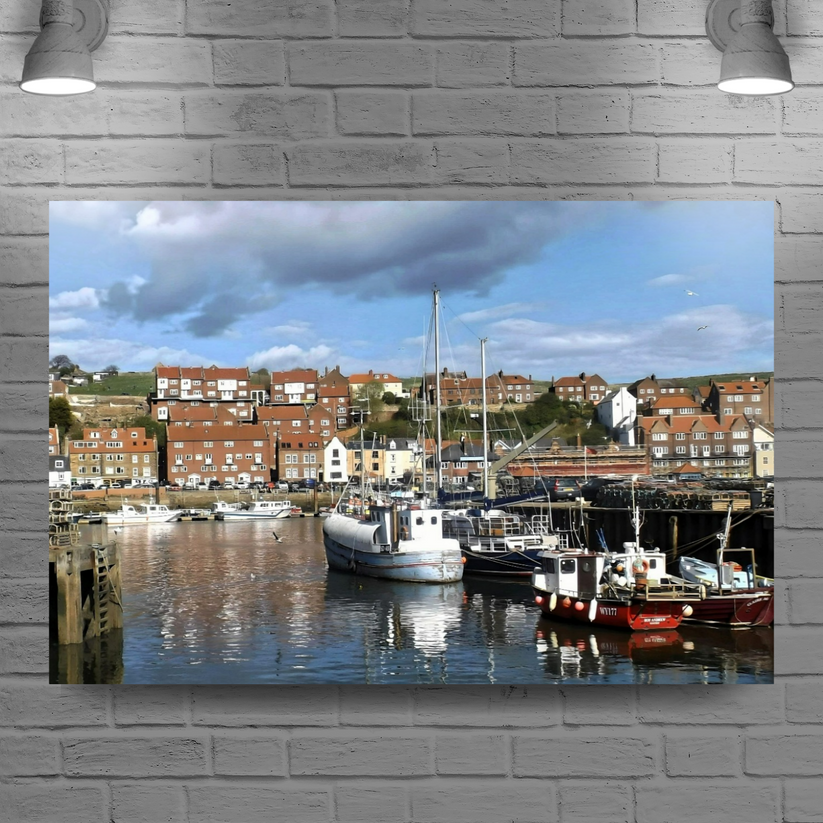 Canvas Art. English Landscapes & Seascapes. Whitby. North Yorkshire. E ...