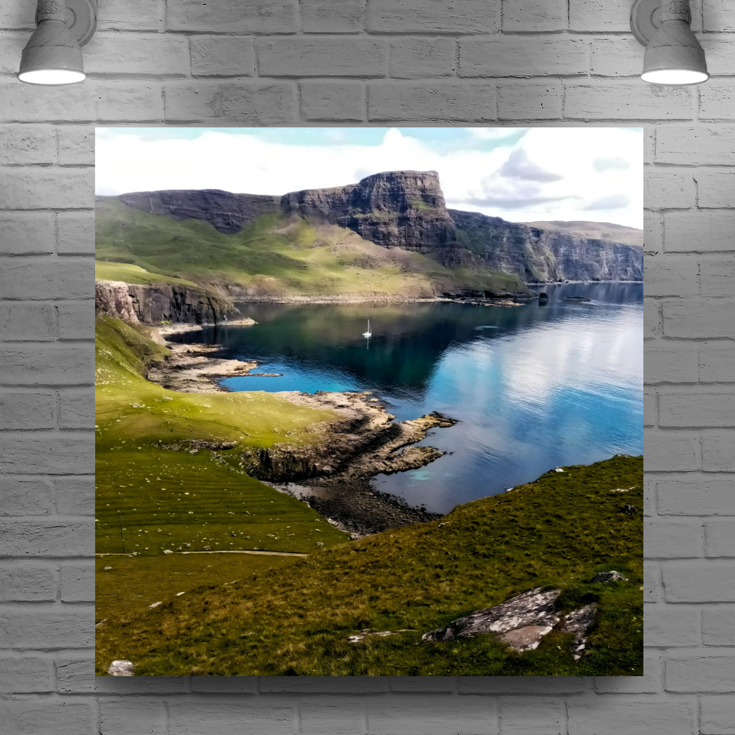 Giclée Mounted Wall Art Prints. Neist Point. Isle of Skye. Scotland ...