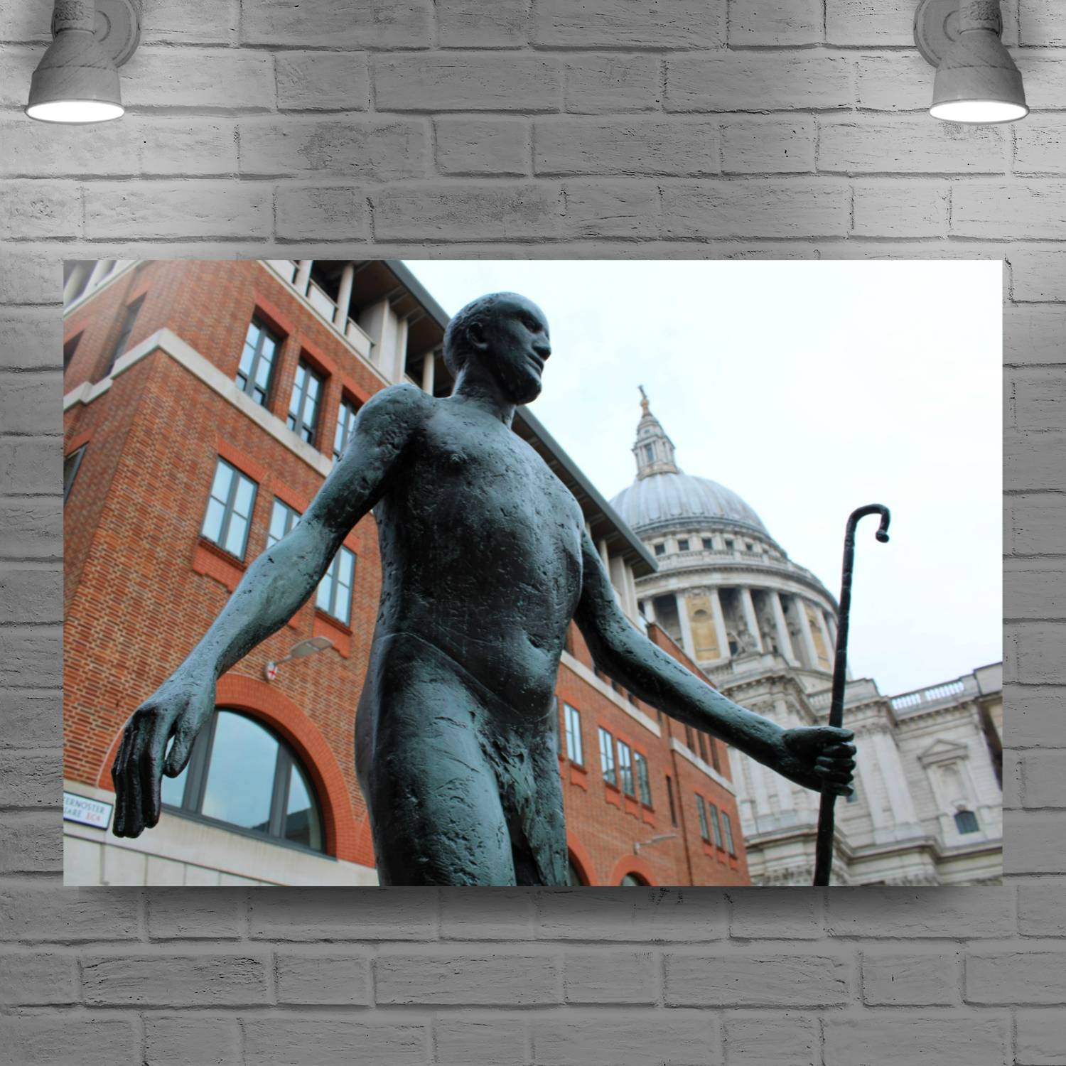 Giclée Mounted Wall Art Prints. Paternoster Square. St. Paul's Cathedr ...