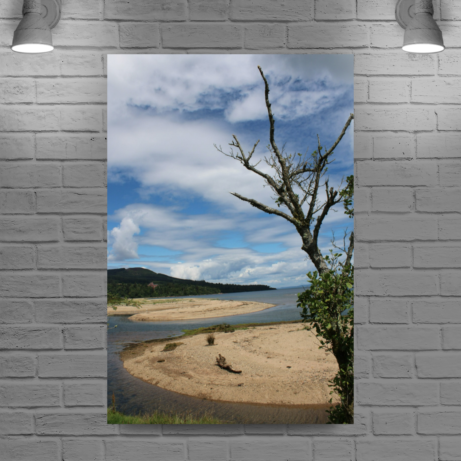 Giclée Mounted Wall Art Prints. Brodick Beach. Isle of Arran. Scotland ...