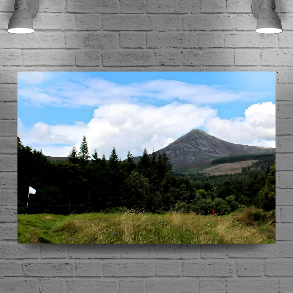 Canvas Art. Scottish Landscapes & Nature. Brodick Golf Course. Goatfel ...