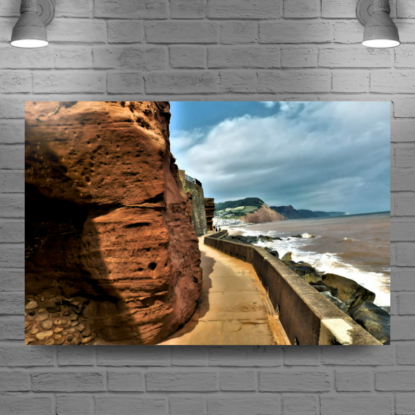 Canvas Art. English Landscapes & Seascapes. Sidmouth. Devon. England ...