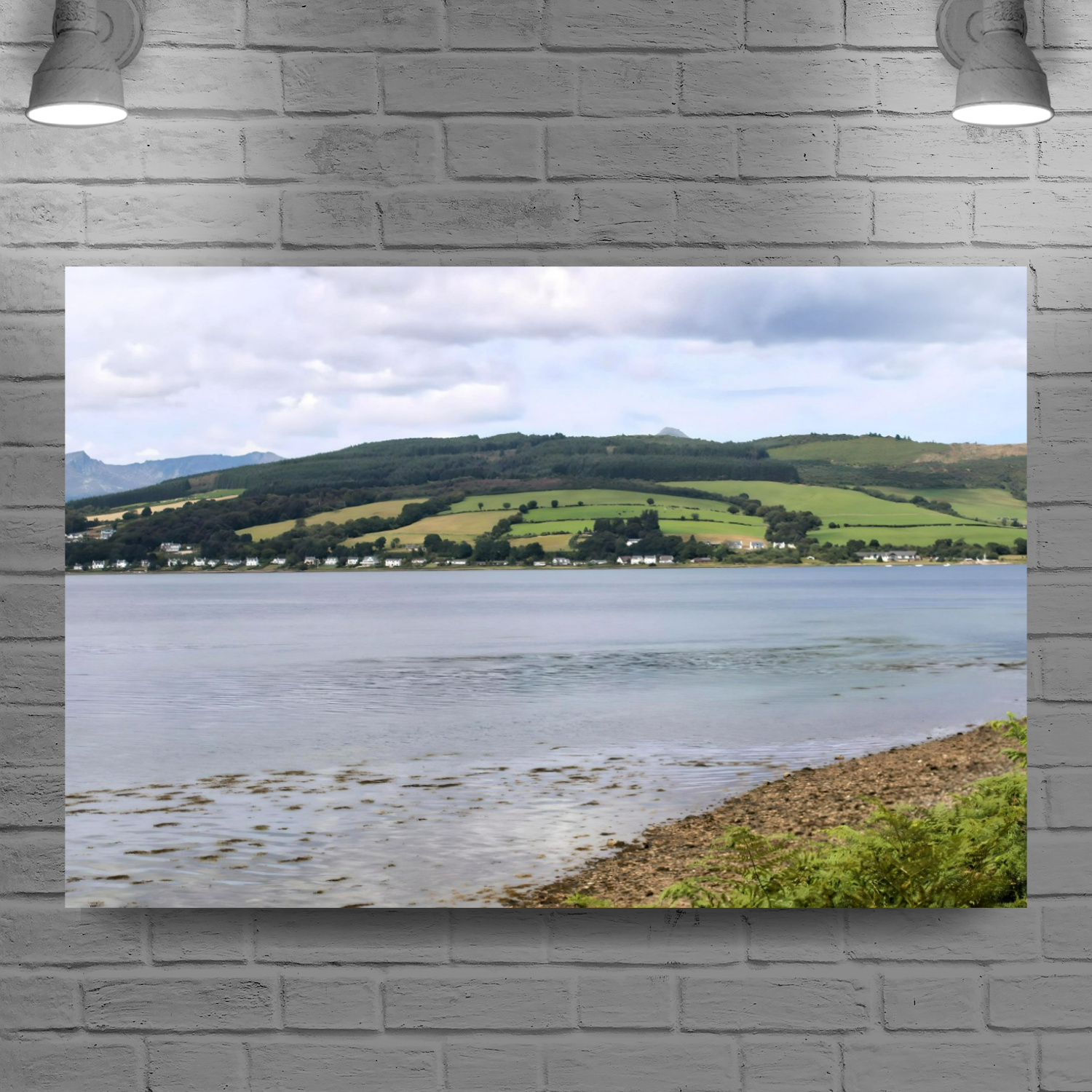 Giclée Mounted Wall Art Prints. Holy Isle. Firth of Clyde. Isle of Arr ...