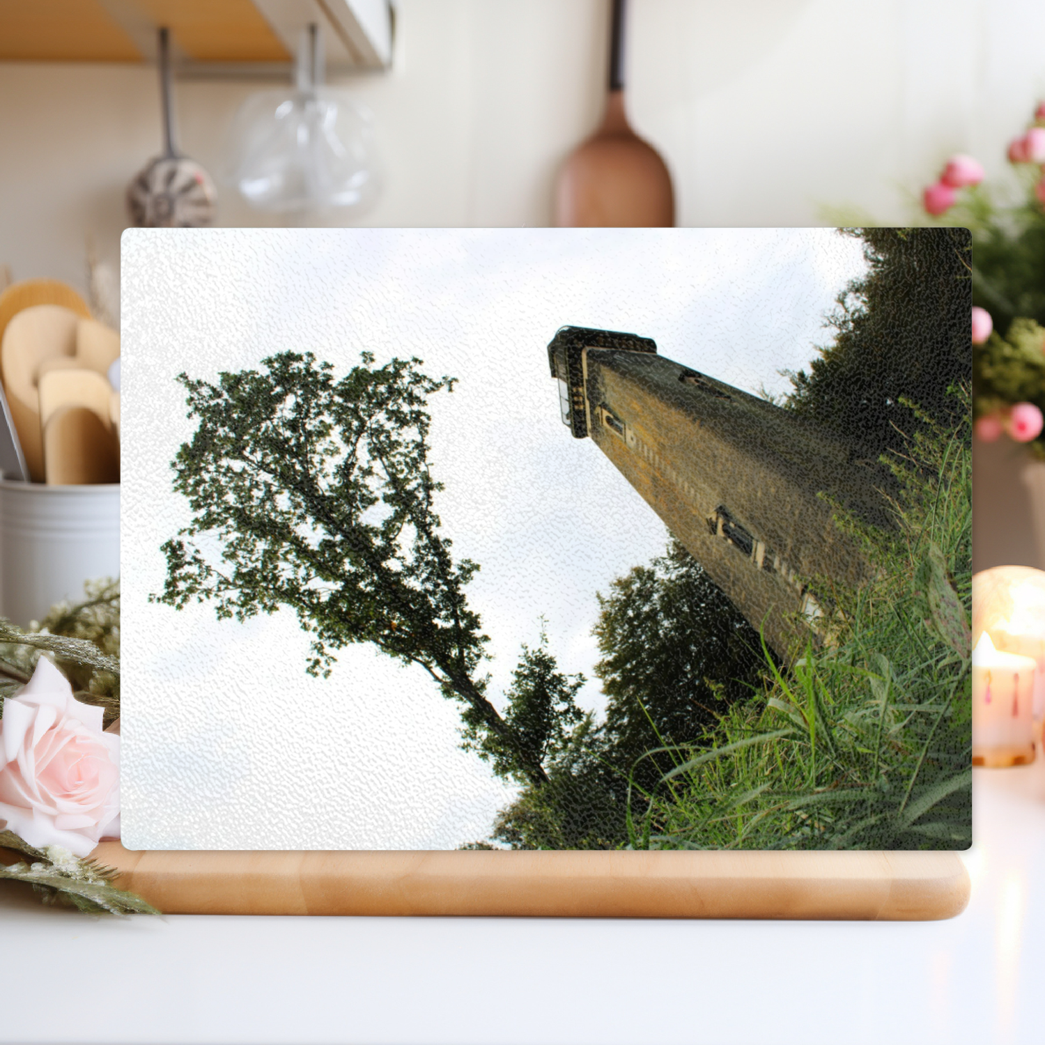 The Stylish Textured Glass Chopping Board. Hoober Stand. Rotherham. So ...